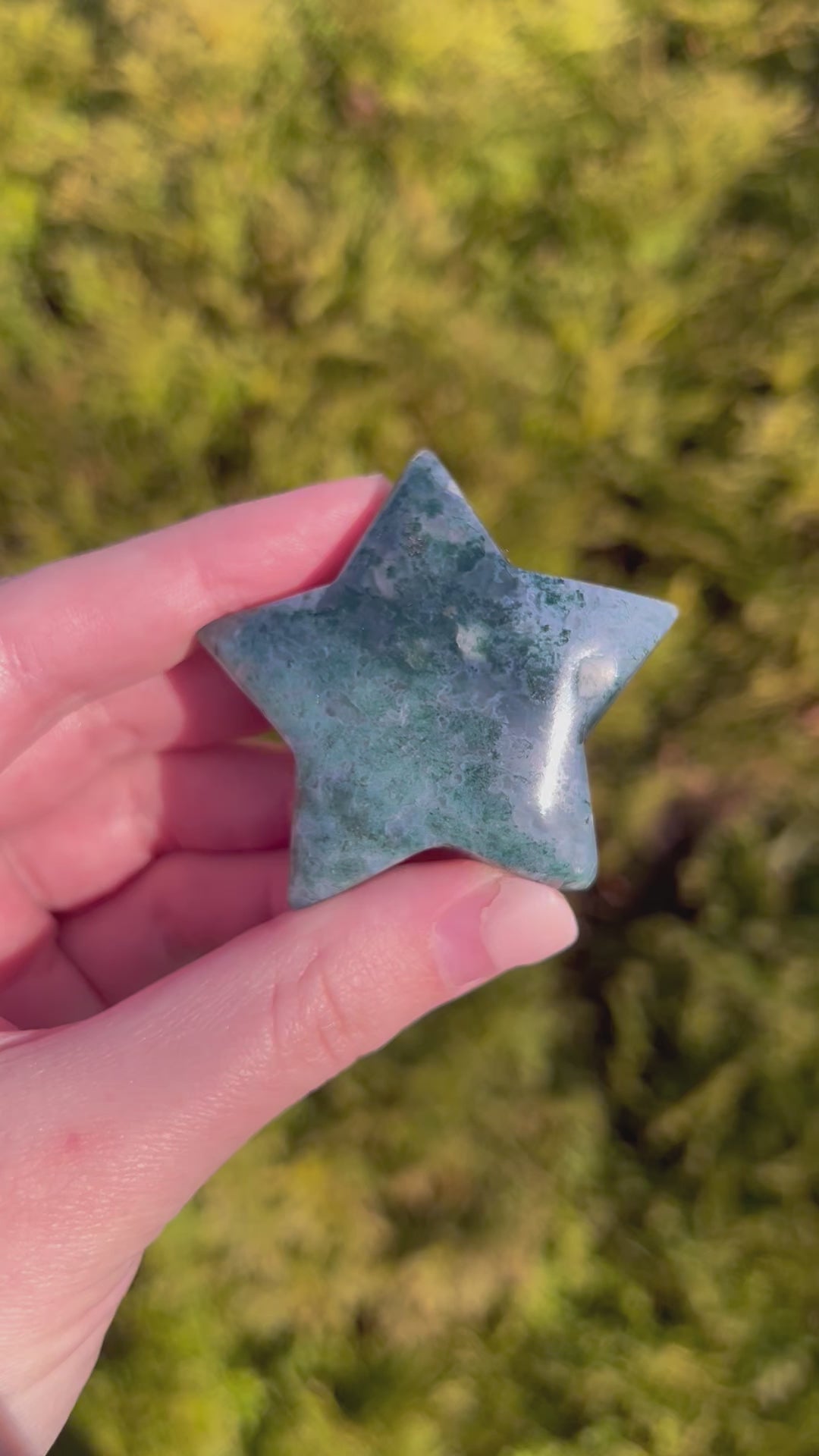 Moss Agate Star – Her Lovely Gems